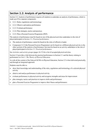 Ug021013 edexcel-gcse-in-pe-controlled-assment-gd | PDF