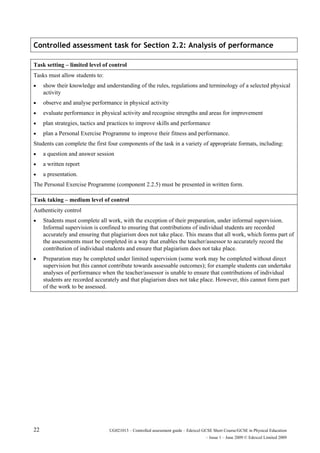 Ug021013 edexcel-gcse-in-pe-controlled-assment-gd | PDF