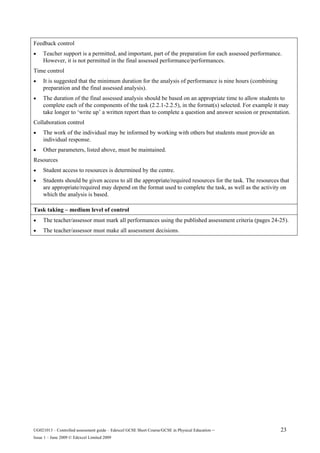 Ug021013 edexcel-gcse-in-pe-controlled-assment-gd | PDF