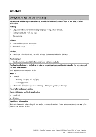 Ug021013 edexcel-gcse-in-pe-controlled-assment-gd | PDF