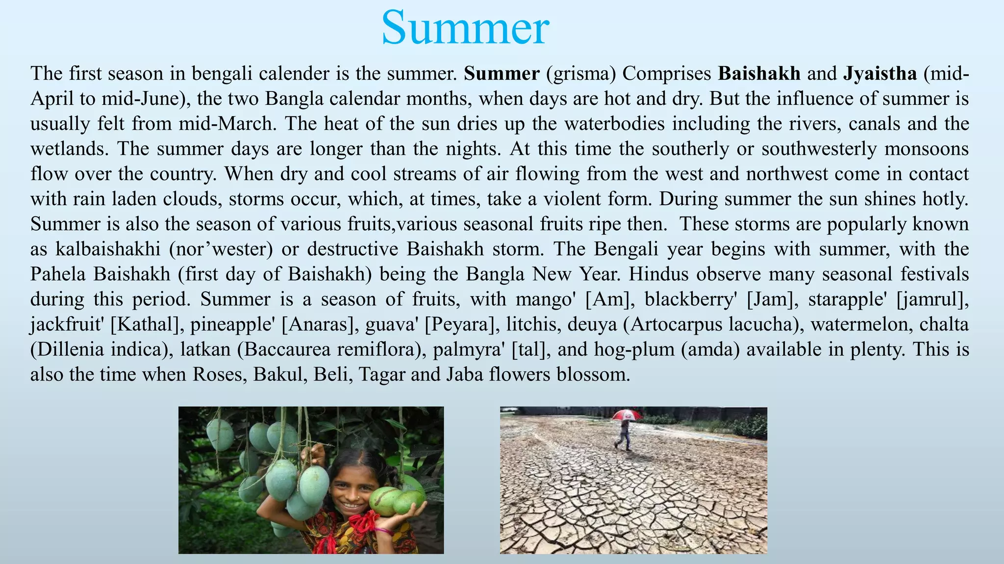 The Seasons of Bangladesh | PDF