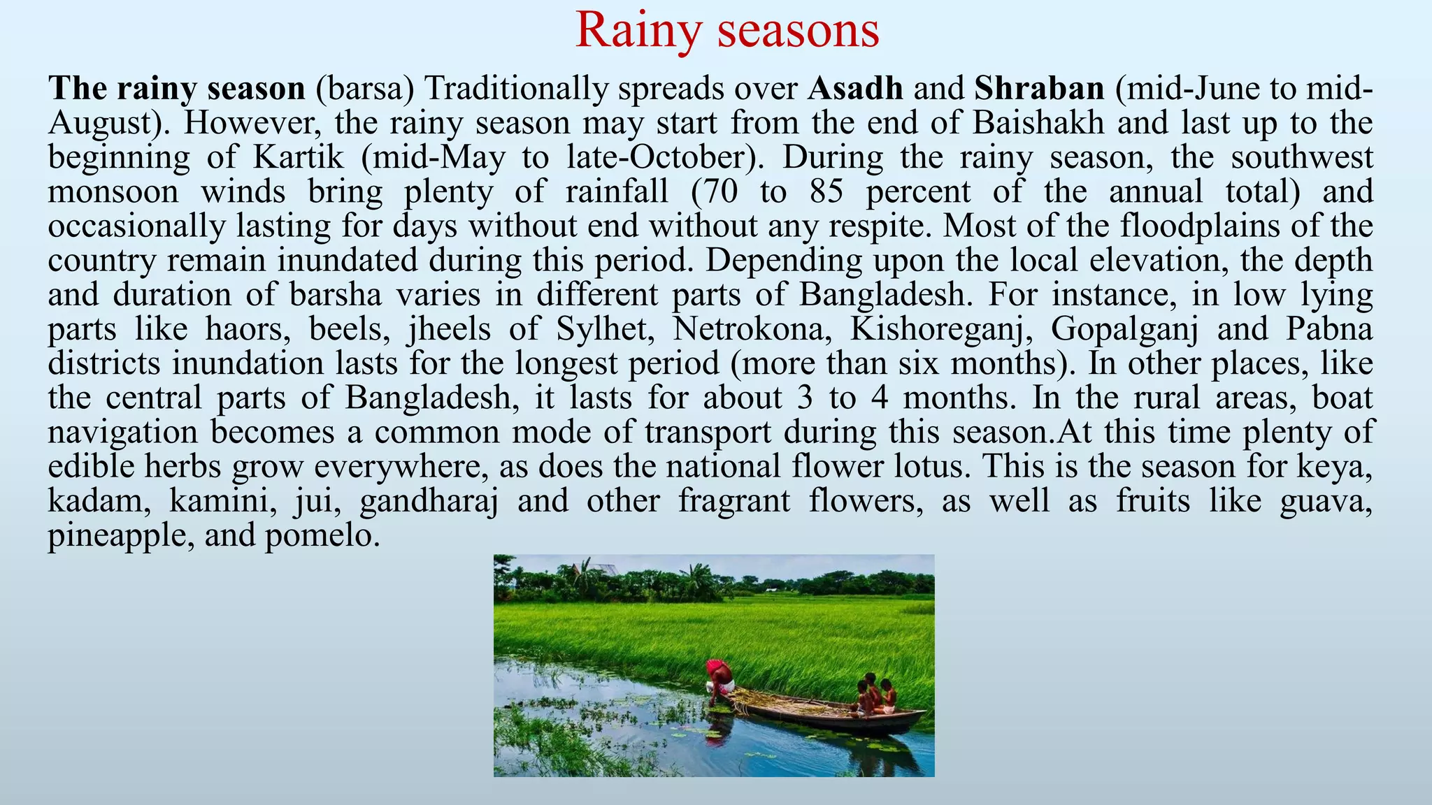 The Seasons of Bangladesh | PDF