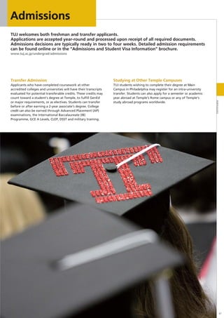 Temple University Japan (TUJ) Undergraduate Pamphlet | PDF