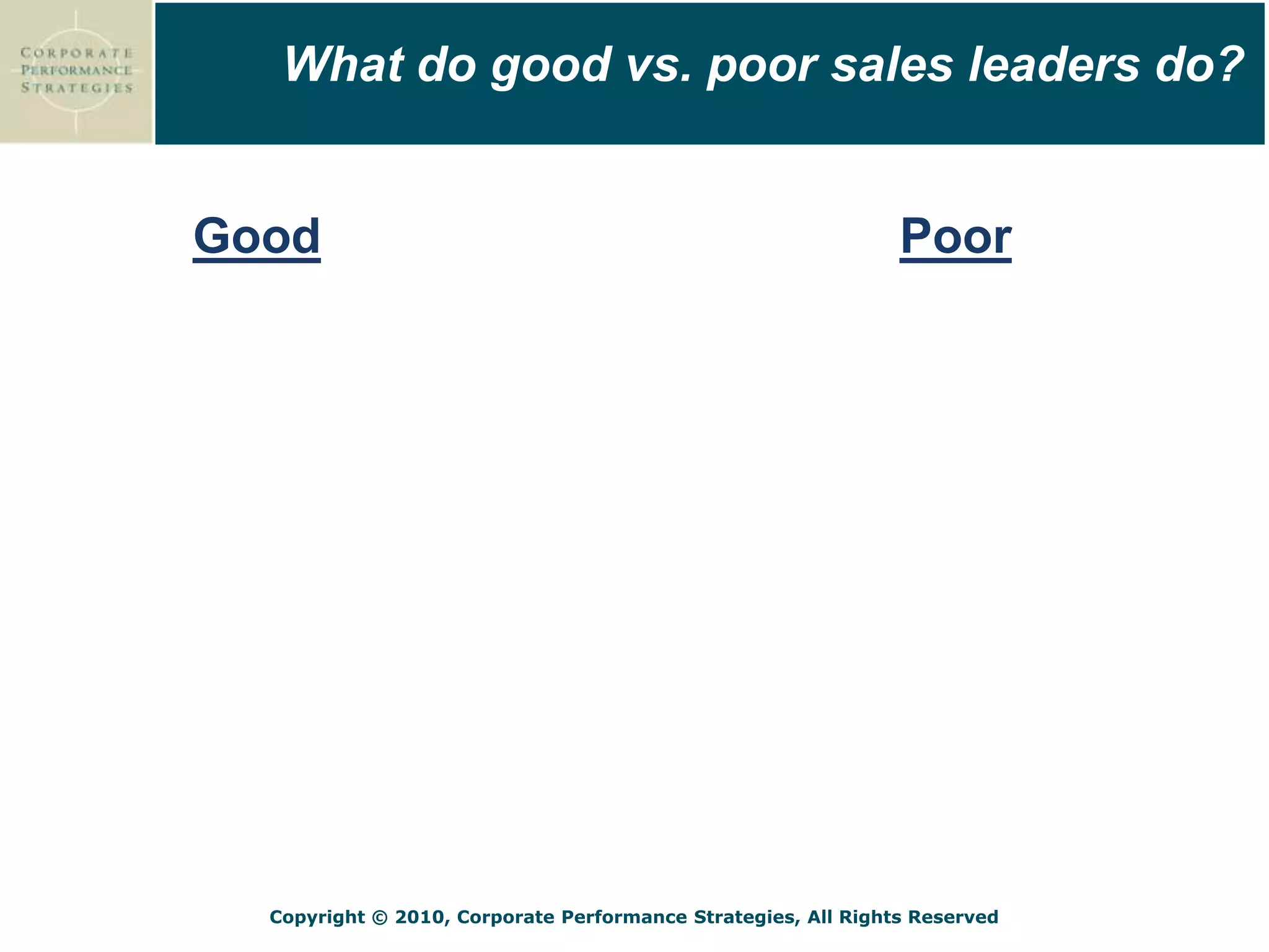 Building High Performance Sales Teams - University of Georgia Sales ...