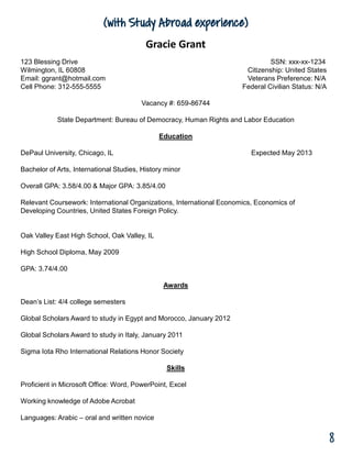 UGA Federal Resume Guide | PDF | Resume Writing and Advice | Job Search