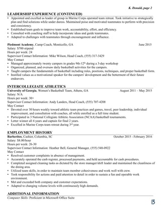 UGA Federal Resume Guide | PDF | Resume Writing and Advice | Job Search