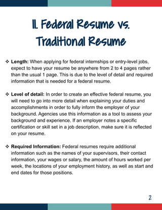 UGA Federal Resume Guide | PDF | Resume Writing and Advice | Job Search