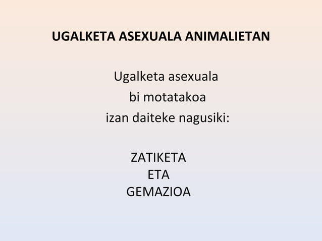 Ugalketa . lan osoa | PPT