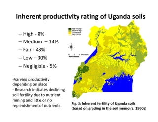 Overview of the status of soil resource in Uganda, and the needs and ...