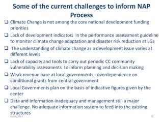 Uganda - NAP Climate Change Adaptation Experiences | PDF