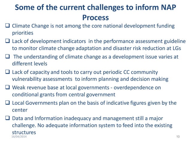 Uganda - NAP Climate Change Adaptation Experiences | PDF