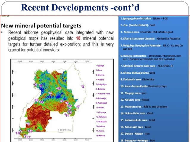 Uganda mineral sector presentation | PPT