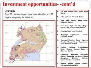 Uganda mineral sector presentation | PPT