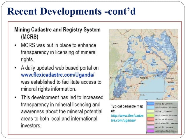 Uganda mineral sector presentation | PPT