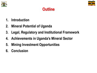 Mining Investment in Uganda | PPTX