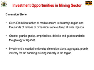 Mining Investment in Uganda | PPTX