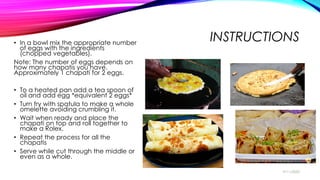 Ugandan rolex recipe | PDF