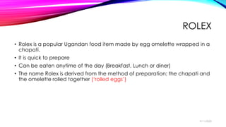 Ugandan rolex recipe | PDF