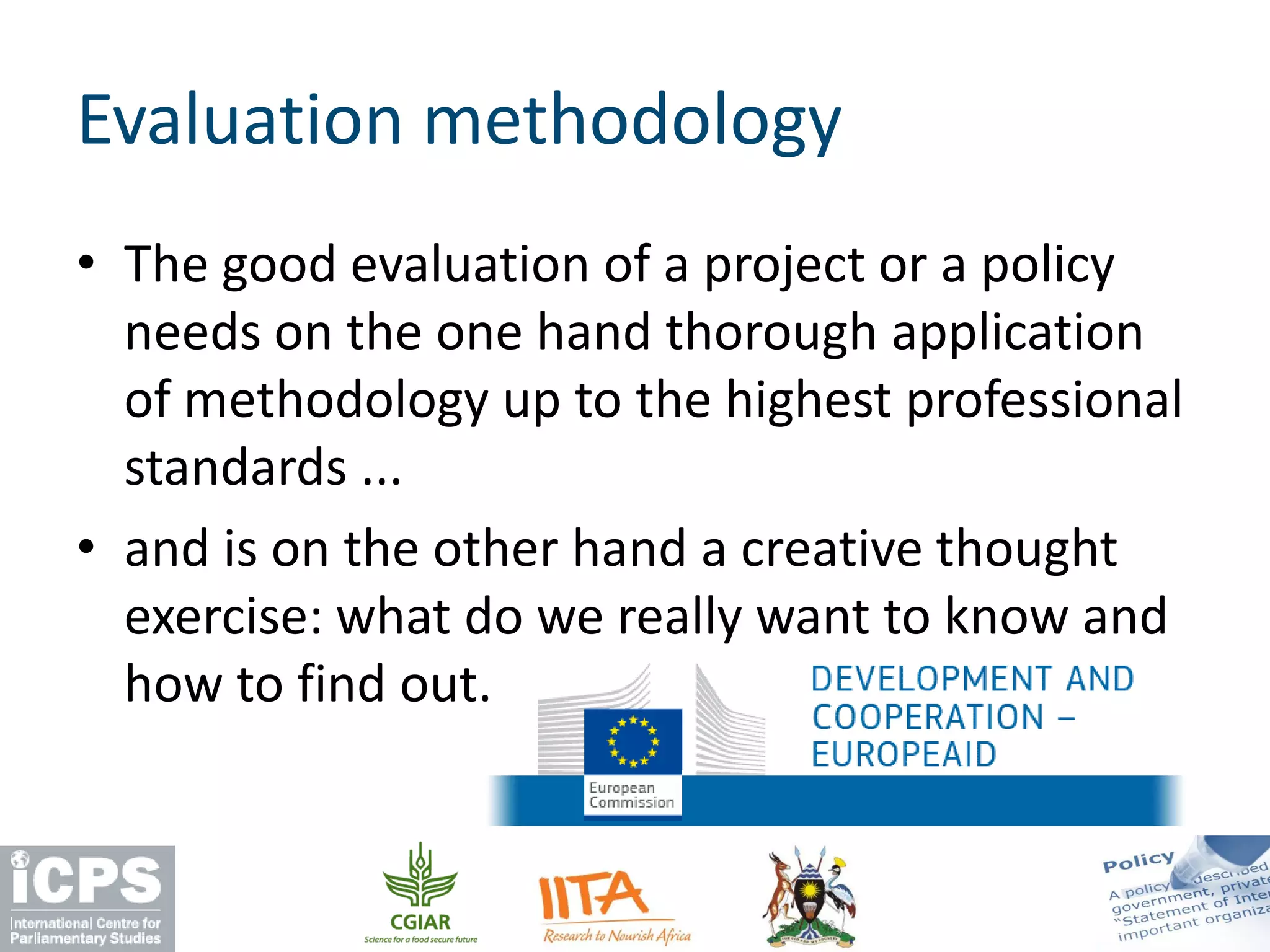 Introduction to Policy Evaluation | PDF
