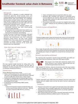 Smallholder livestock value chain in Botswana | PDF