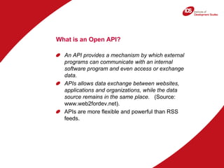 What is an api? - Uganda | PPTX