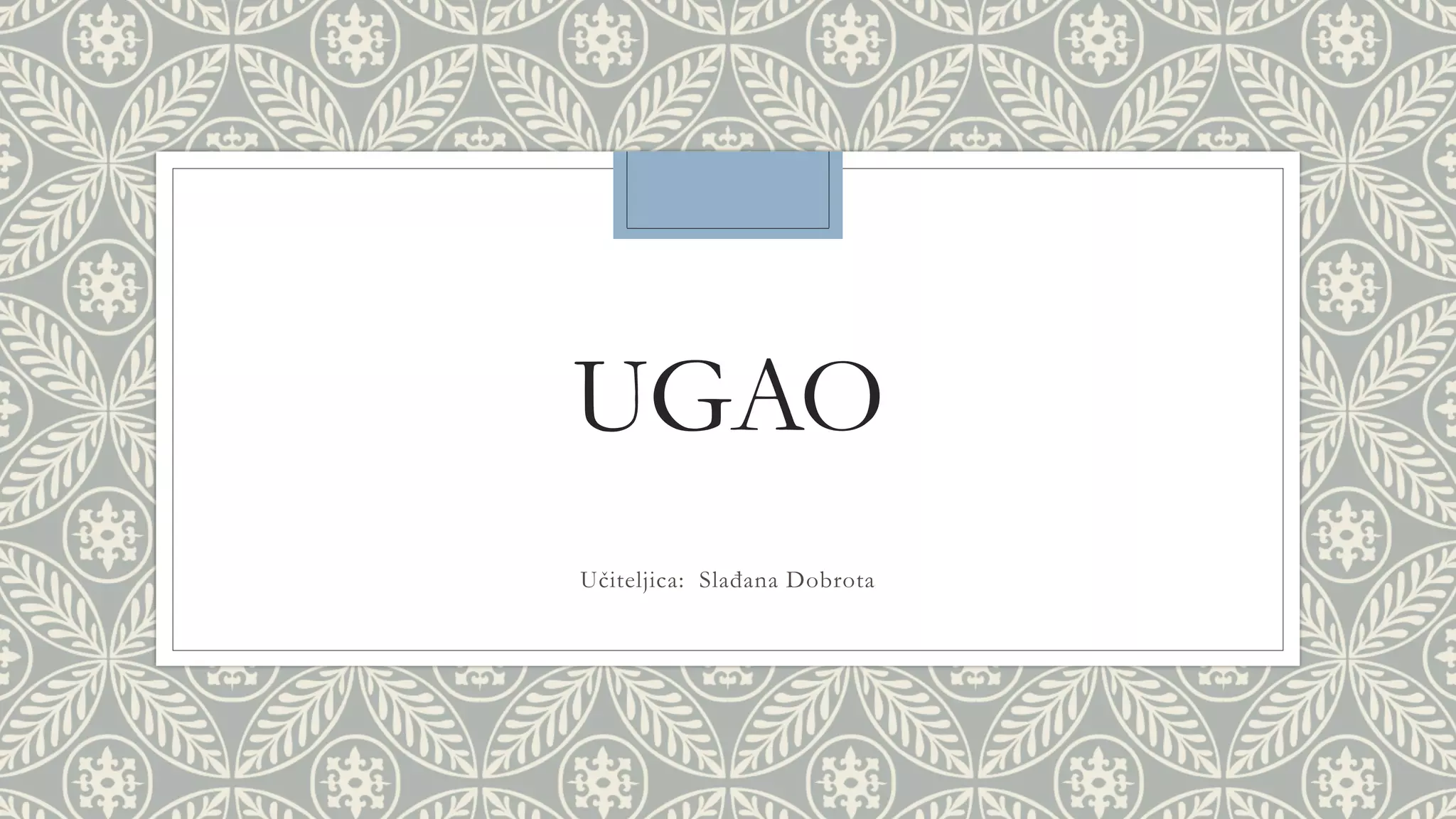 Ugao | PDF