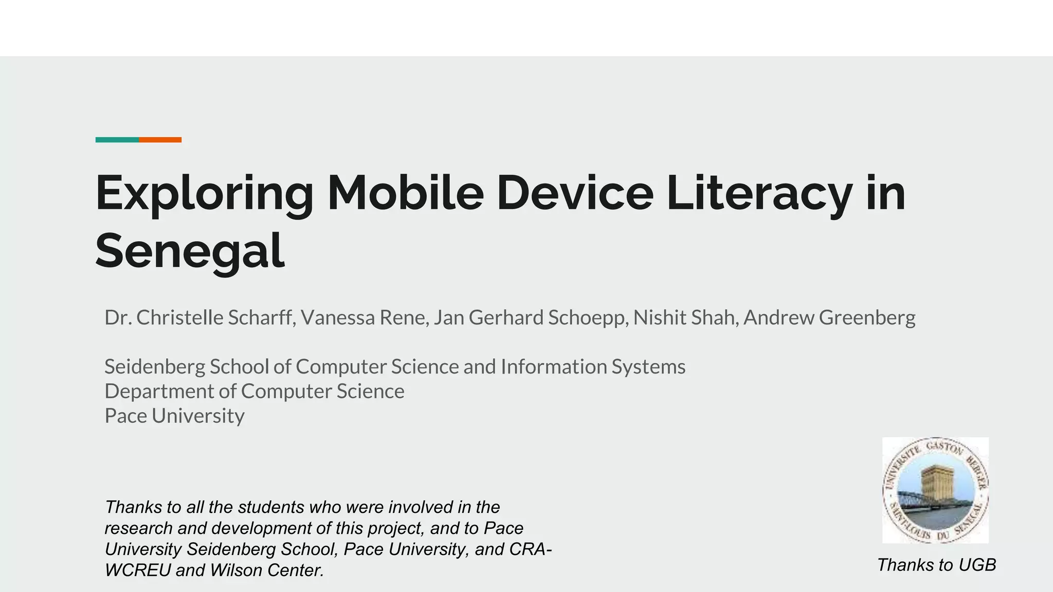 Exploring device literacy in Senegal | PPTX