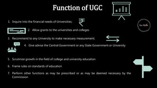 Structure and Functions of UGC | PPTX