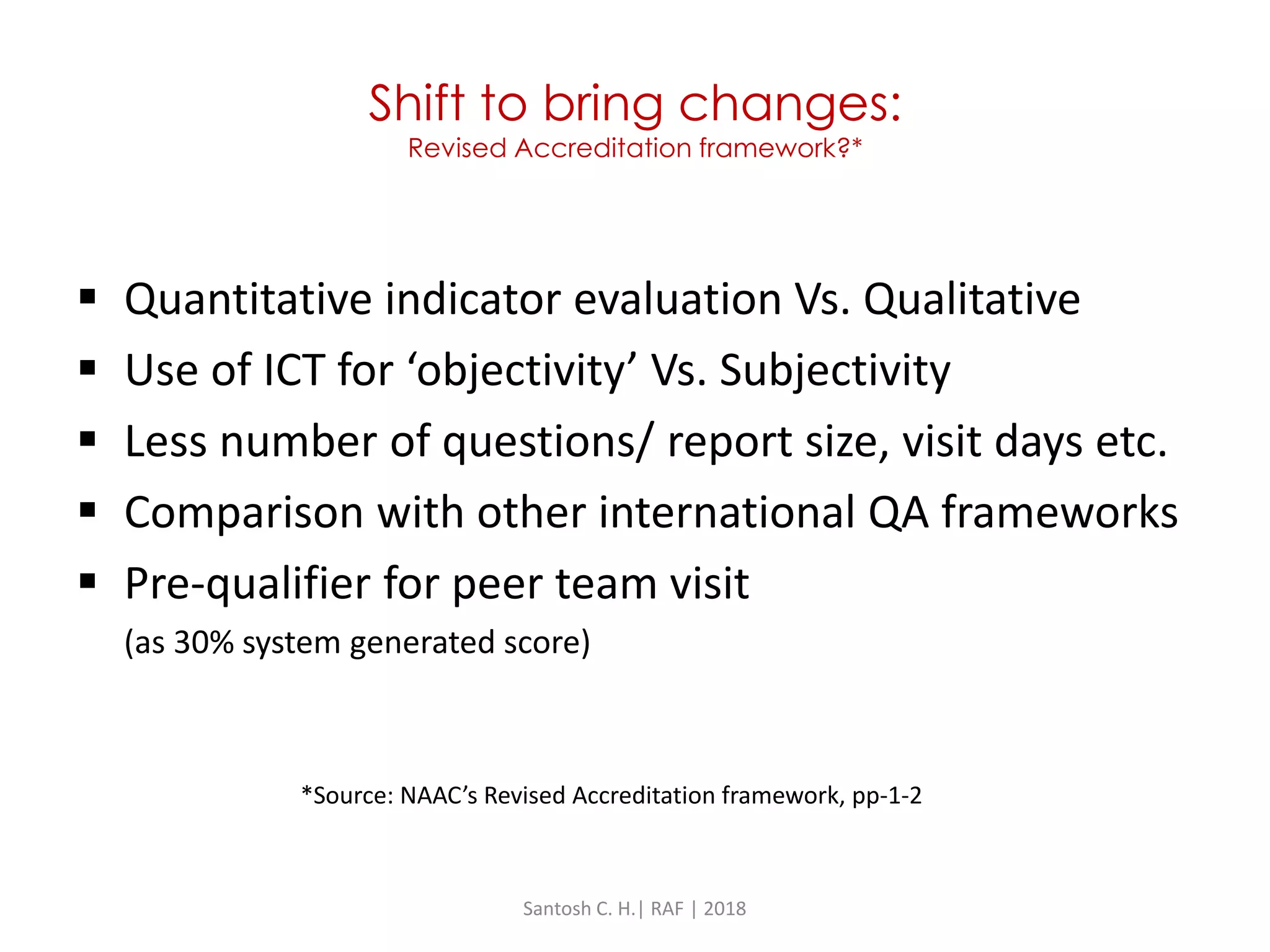 Preparing Libraries as per NAAC’s Revised Accreditation Framework | PDF
