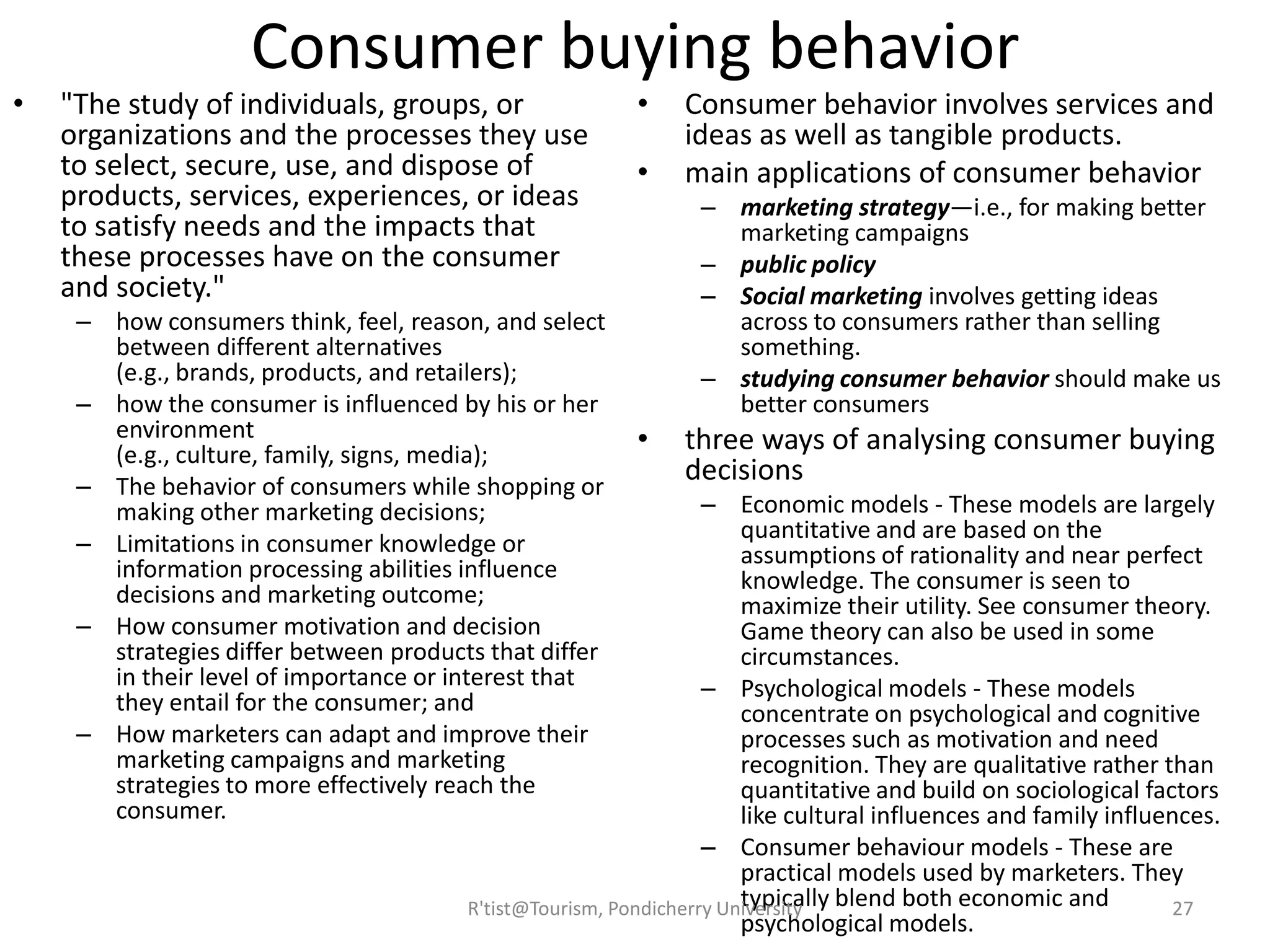 Tourism Marketing | PPTX