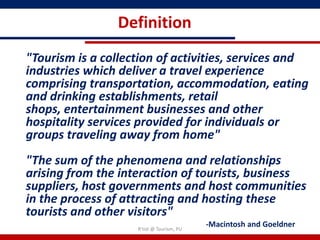 Ugc net-tourism-tourism introduction | PPT