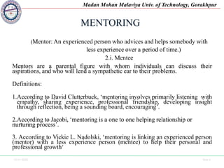 Counselling, Mentoring, Coaching | PPT