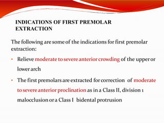 UG CLASS EXTRACTION IN ORTHODONTICS.pptx