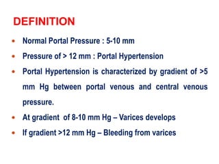 portal hypertension UG class by Prof. Ajay Khanna, IMS, BHU, Varanasi ...