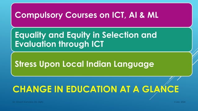 NEP, ICT and Indian Languages, Orientation & Sensitization Programme on ...