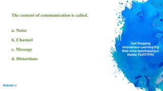 UGC NET Paper - 1 Communication Aptitude Objective Set | PPTX