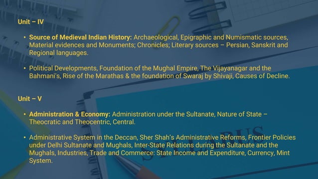UGC NET History Syllabus 2022 | PPTX | Educational Assessment | Education