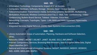 UGC NET Library Science Syllabus 2022 | PPTX