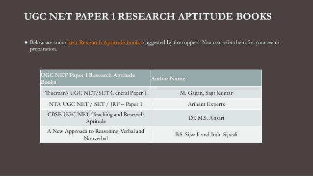 UGC NET Research Aptitude Notes, Books, and Syllabus 2022 | PPTX