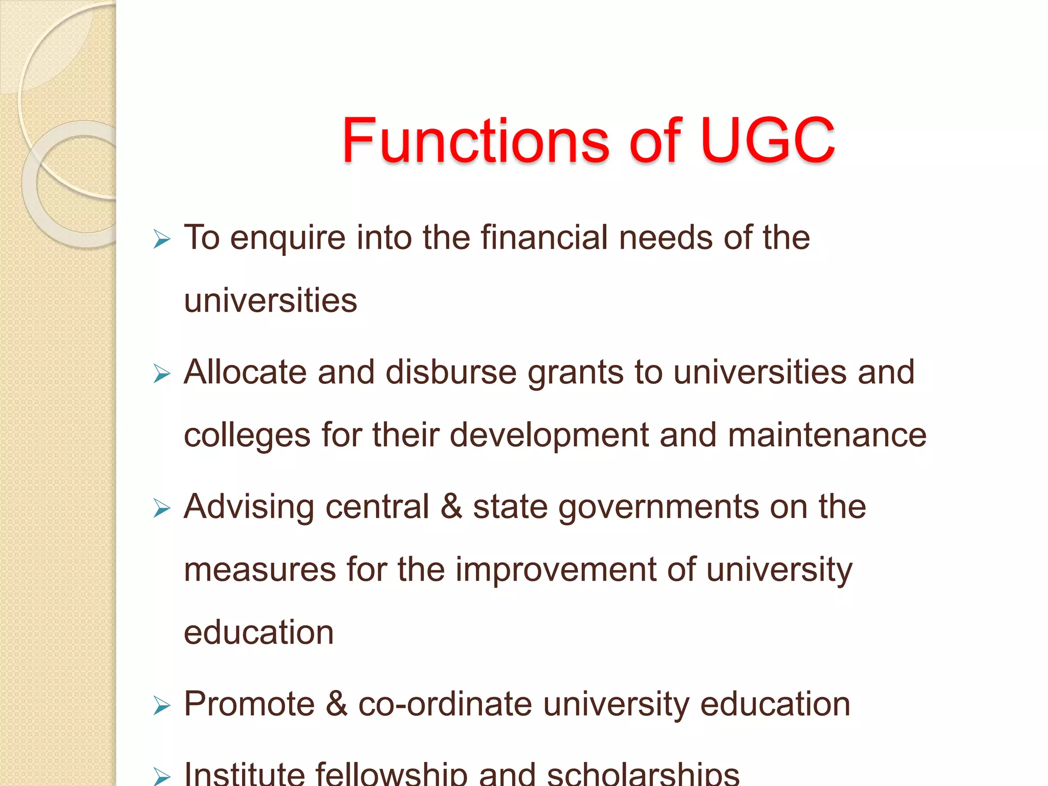 UGC Powerpoint presentation | PPSX