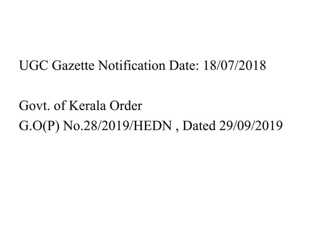 Ugc regulations 2018 | PPTX | Postgraduate Education | College Education