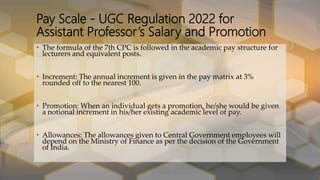 UGC Regulations: Rules and Guidelines 2022 | PPTX