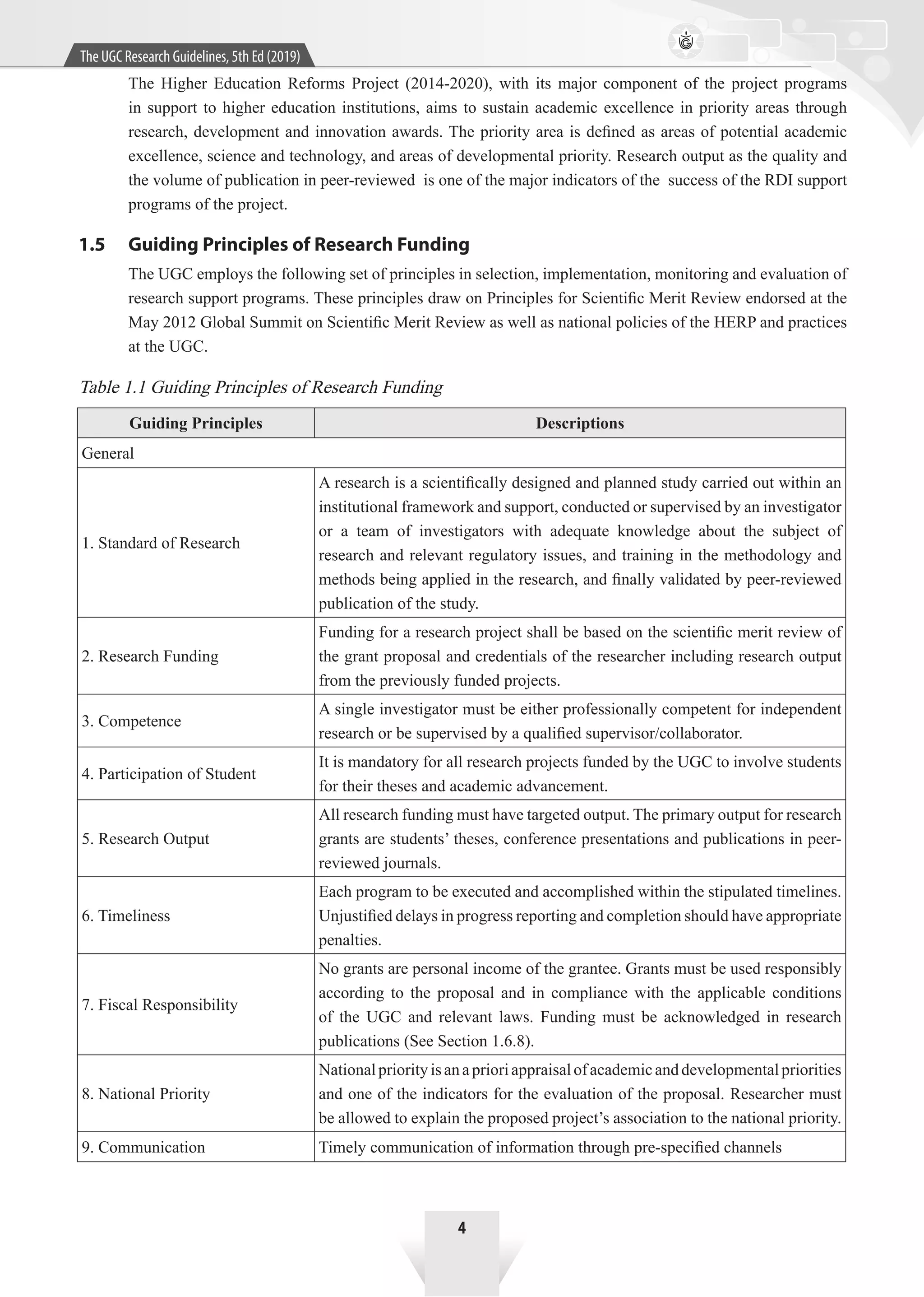 Ugc research guideline 2019 (1) | PDF
