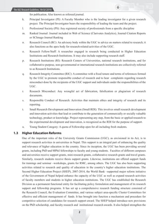 Ugc research guideline 2019 (1) | PDF