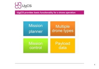 Universal Ground Control Software (U[g]CS) features and architecture | PPT