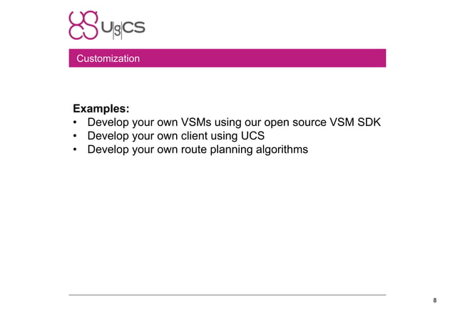 Universal Ground Control Software (U[g]CS) features and architecture | PPT