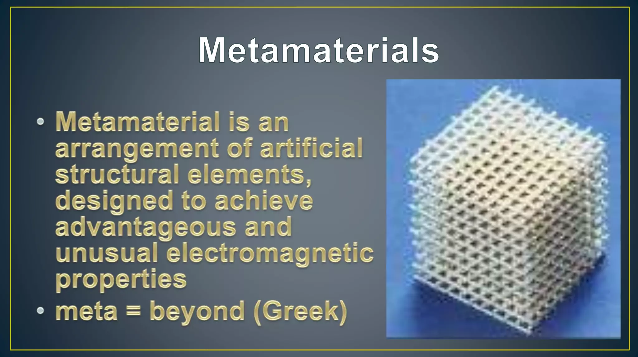 Metamaterials | PPSX