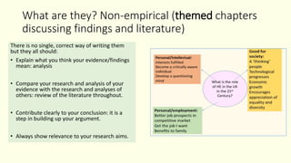 Ug dissertations writing up your findings and discussion | PPTX