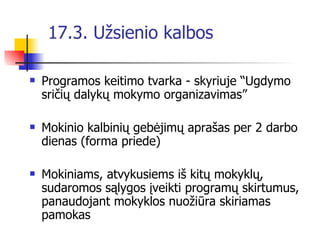 Ugdymo plano pristatymas 0623. kursai.tinklas.lt
