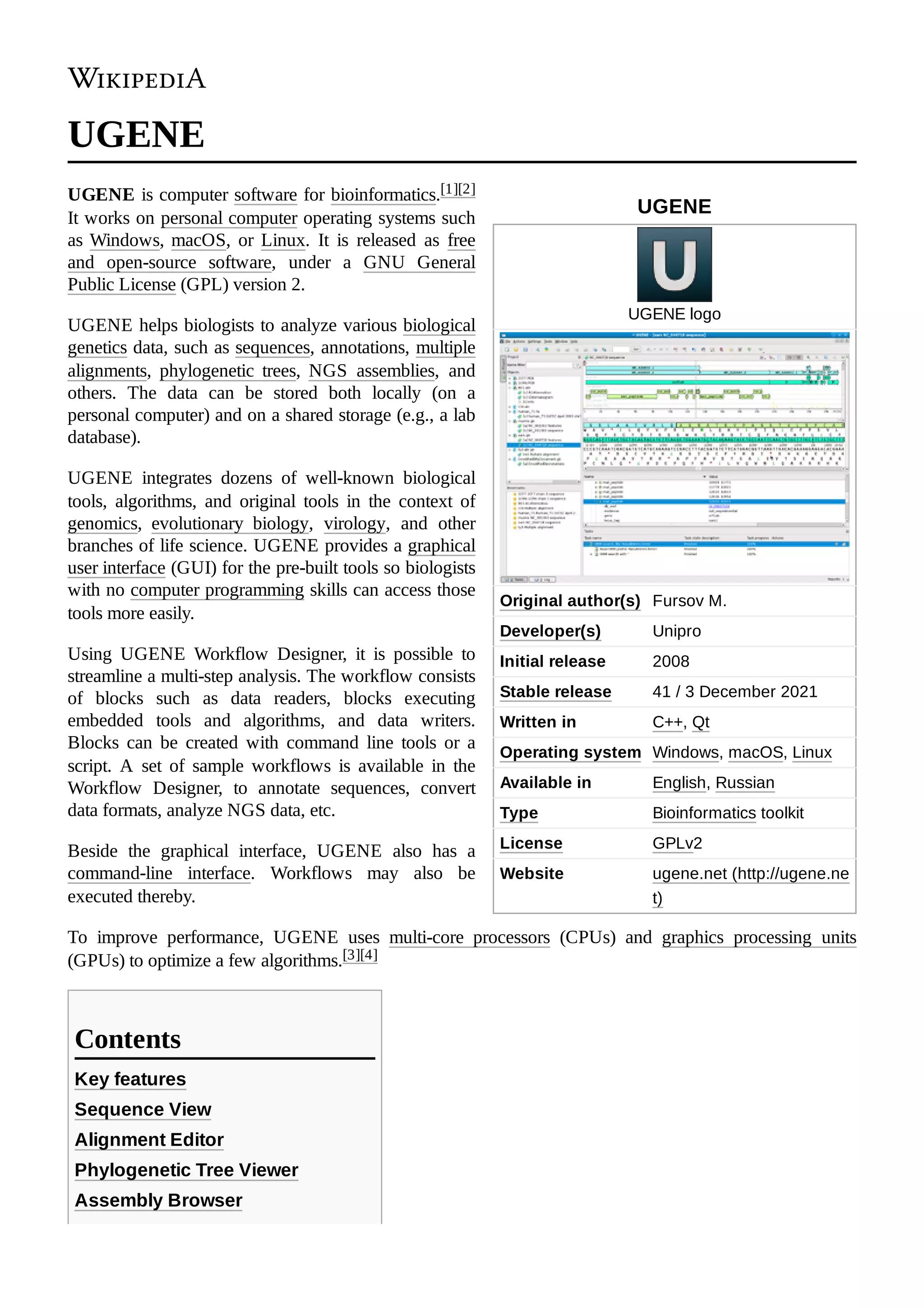 Ugene | PDF